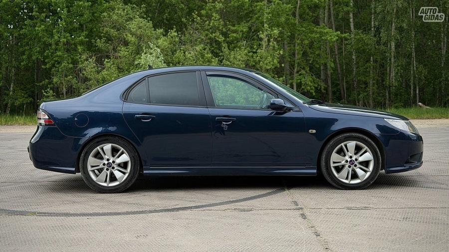 Blue Saab 9-3 2008 in Siauliai, with an engine capacity of 1.90 L and mileage of 441 thousand km for 1850 €, photo 9 on AUTOMOTO.COM.LV