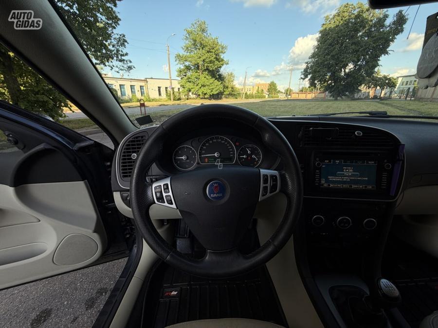 Blue Saab 9-3 2008 in Siauliai, with an engine capacity of 1.90 L and mileage of 441 thousand km for 1850 €, photo 21 on AUTOMOTO.COM.LV