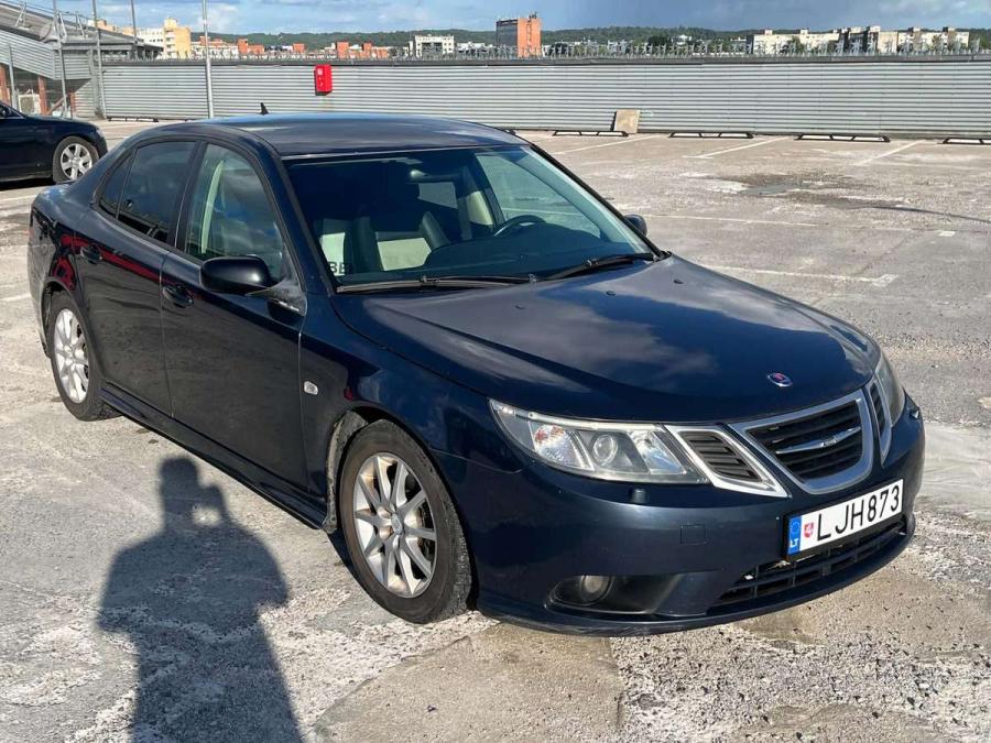 Синий Сааб 9-3 2009 в Вильнюс, объемом двигателя 1.91 л и пробегом 380 тыс. км за 2000 €, фото 4 на AUTOMOTO.COM.LV