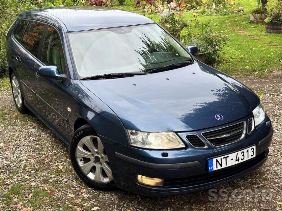 Синий Сааб 9-3 2005 в Рига, объемом двигателя 1.90 л и пробегом 305 тыс. км за 2900 €, фото 3 на AUTOMOTO.COM.LV