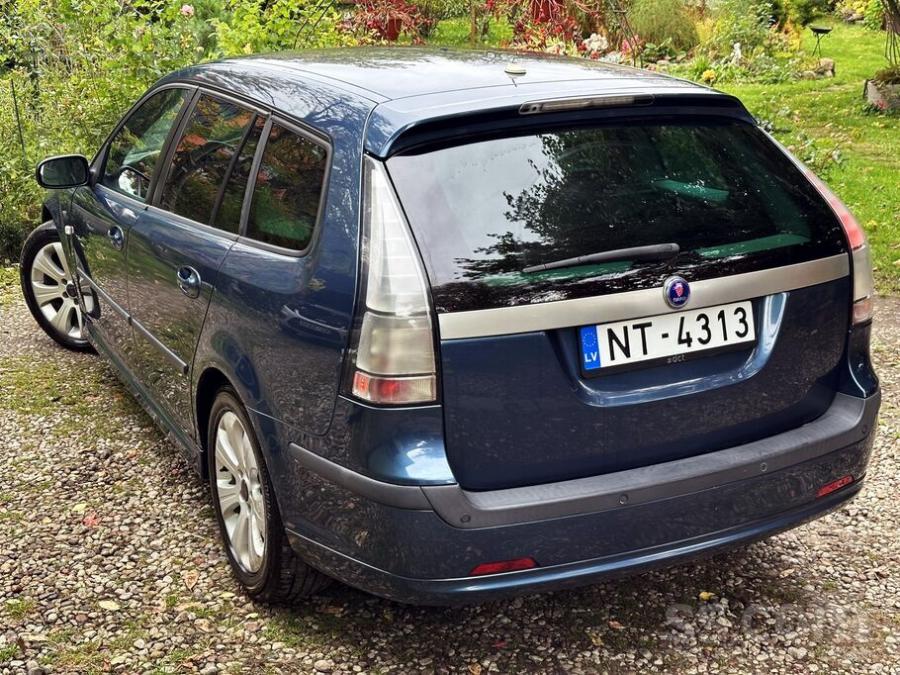 Синий Сааб 9-3 2005 в Рига, объемом двигателя 1.90 л и пробегом 305 тыс. км за 2900 €, фото 8 на AUTOMOTO.COM.LV