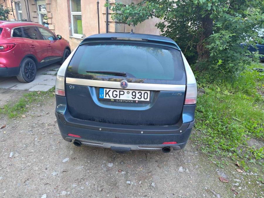 Синий Сааб 9-3 2006 в Вильнюс, объемом двигателя 2.79 л и пробегом 230 тыс. км за 4600 €, фото 3 на AUTOMOTO.COM.LV
