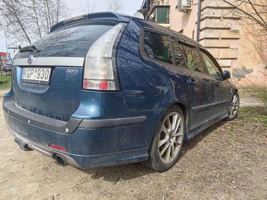 Синий Сааб 9-3 2006 в Вильнюс, объемом двигателя 2.79 л и пробегом 230 тыс. км за 4600 €, фото 11 на AUTOMOTO.COM.LV