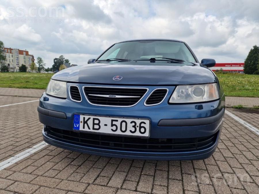 Blue Saab 9-3 2006 in Riga, with an engine capacity of 1.90 L and mileage of 501 thousand km for 700 €, photo 1 on AUTOMOTO.COM.LV