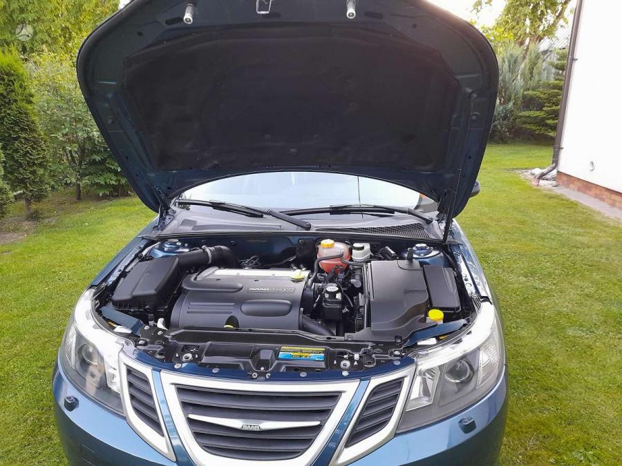 Blue Saab 9-3 2007 in Vilnius, with an engine capacity of 2.00 L and mileage of 182 thousand km for 5000 €, photo 5 on AUTOMOTO.COM.LV