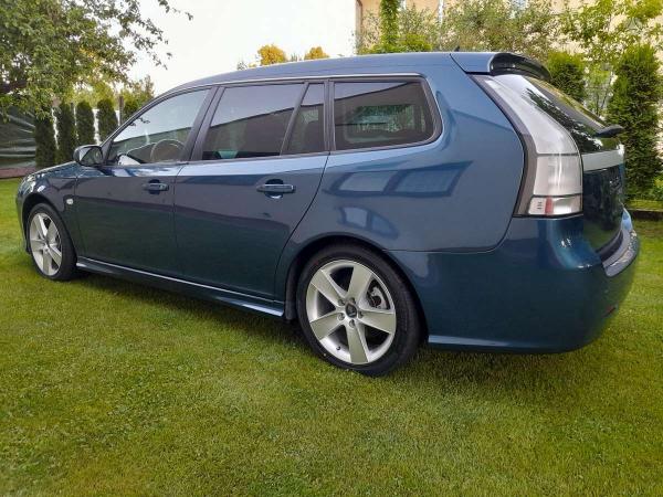 Blue Saab 9-3 2007 in Vilnius, with an engine capacity of 2.00 L and mileage of 182 thousand km for 5000 €, photo 7 on AUTOMOTO.COM.LV