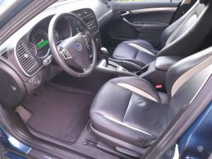 Blue Saab 9-3 2007 in Vilnius, with an engine capacity of 2.00 L and mileage of 182 thousand km for 5000 €, photo 15 on AUTOMOTO.COM.LV