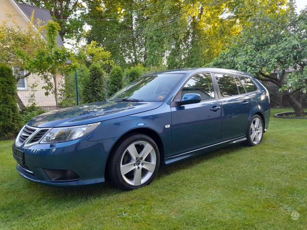 Blue Saab 9-3 2007 in Vilnius, with an engine capacity of 2.00 L and mileage of 182 thousand km for 6000 €, photo 4 on AUTOMOTO.COM.LV