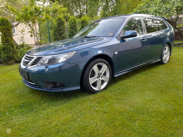 Blue Saab 9-3 2007 in Vilnius, with an engine capacity of 2.00 L and mileage of 182 thousand km for 6000 €, photo 6 on AUTOMOTO.COM.LV