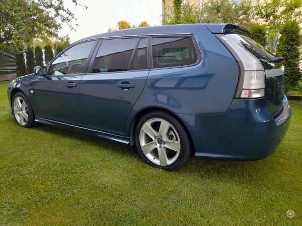 Blue Saab 9-3 2007 in Vilnius, with an engine capacity of 2.00 L and mileage of 182 thousand km for 6000 €, photo 7 on AUTOMOTO.COM.LV