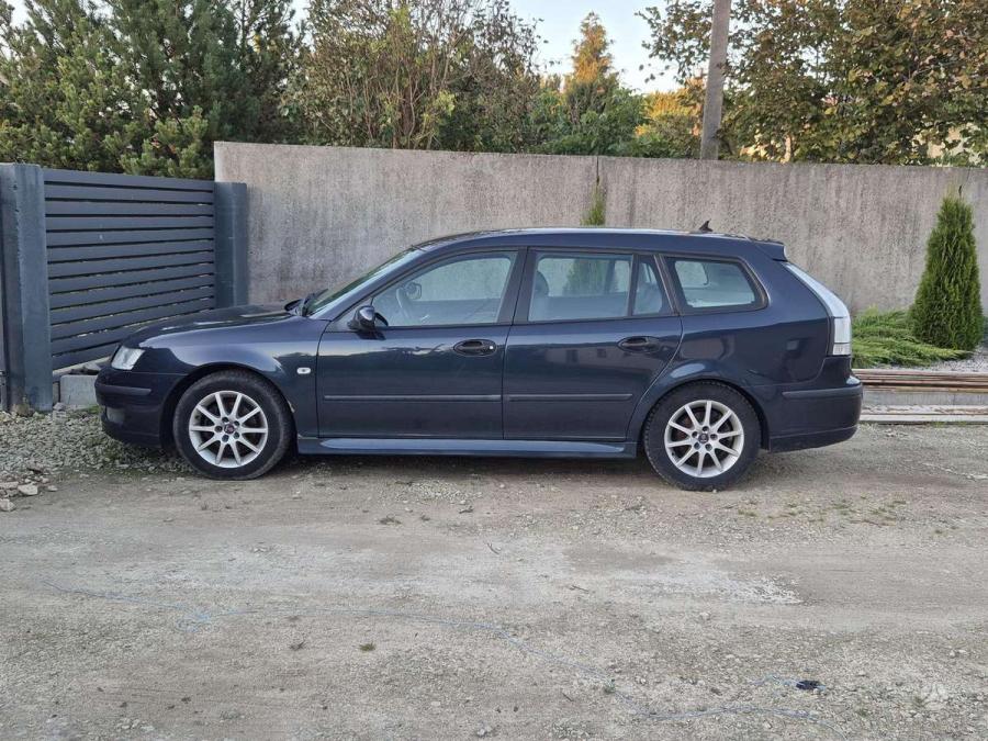 Синий Сааб 9-3 2007 в Скуодас, объемом двигателя 1.91 л и пробегом 250 тыс. км за 1200 €, фото 3 на AUTOMOTO.COM.LV