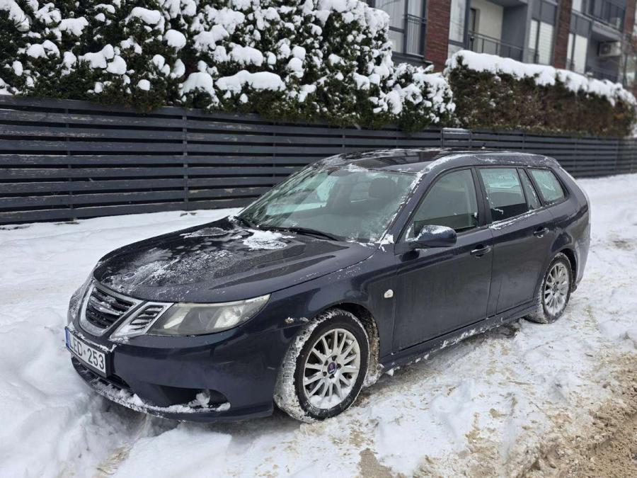 Zils Saab 9-3 2008 Viļņa, ar dzinēja tilpumu 1.91 L un nobraukumu 267 tūkst. km par 1700 €, foto 1 vietnē AUTOMOTO.COM.LV