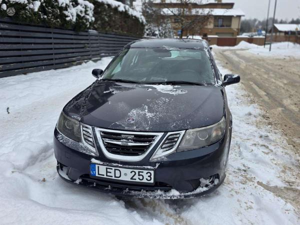 Blue Saab 9-3 2008 in Vilnius, with an engine capacity of 1.91 L and mileage of 267 thousand km for 1700 €, photo 2 on AUTOMOTO.COM.LV
