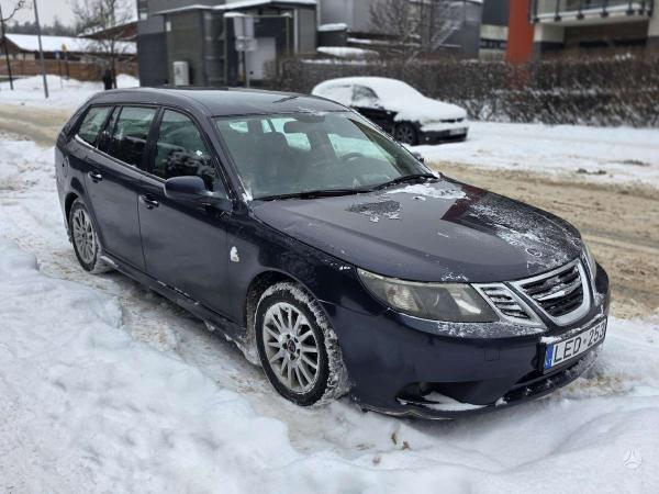 Blue Saab 9-3 2008 in Vilnius, with an engine capacity of 1.91 L and mileage of 267 thousand km for 1700 €, photo 3 on AUTOMOTO.COM.LV