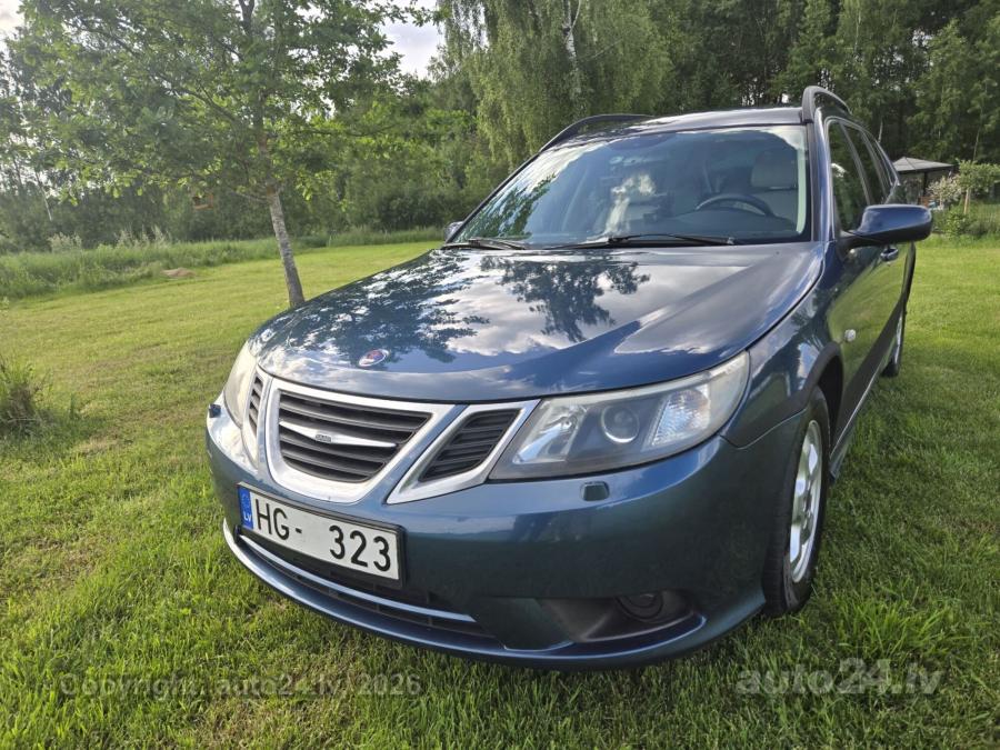 Blue Saab 9-3 2008 in Riga, with an engine capacity of 2.00 L and mileage of 215 thousand km for 5500 €, photo 8 on AUTOMOTO.COM.LV