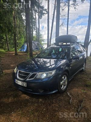 Blue Saab 9-3 2008 in Riga, with an engine capacity of 2.00 L and mileage of 215 thousand km for 4500 €, photo  on AUTOMOTO.COM.LV