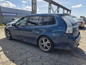 Blue Saab 9-3 2008 in Tallinn, with an engine capacity of 2.00 L and mileage of 373 thousand km for 599 €, photo 12 on AUTOMOTO.COM.LV