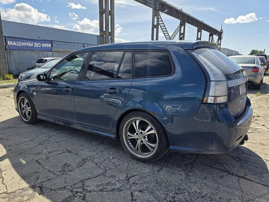 Blue Saab 9-3 2008 in Tallinn, with an engine capacity of 2.00 L and mileage of 373 thousand km for 599 €, photo 12 on AUTOMOTO.COM.LV