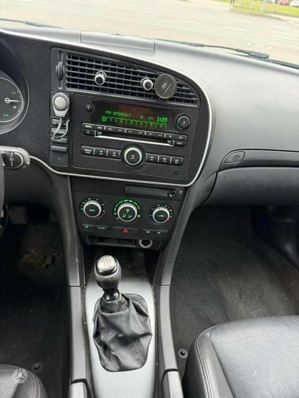 Blue Saab 9-3 2008 in Vilnius, with an engine capacity of 1.91 L and mileage of 400 thousand km for 699 €, photo 11 on AUTOMOTO.COM.LV