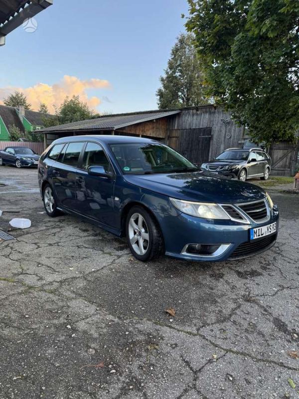 Сааб 9-3 2009 в Аникщяй на AUTOMOTO.COM.LV Синий Сааб 9-3 2009 в Аникщяй, объемом двигателя 1.91 л и пробегом 341 тыс. км за 3250 €, фото 4 на AUTOMOTO.COM.LV