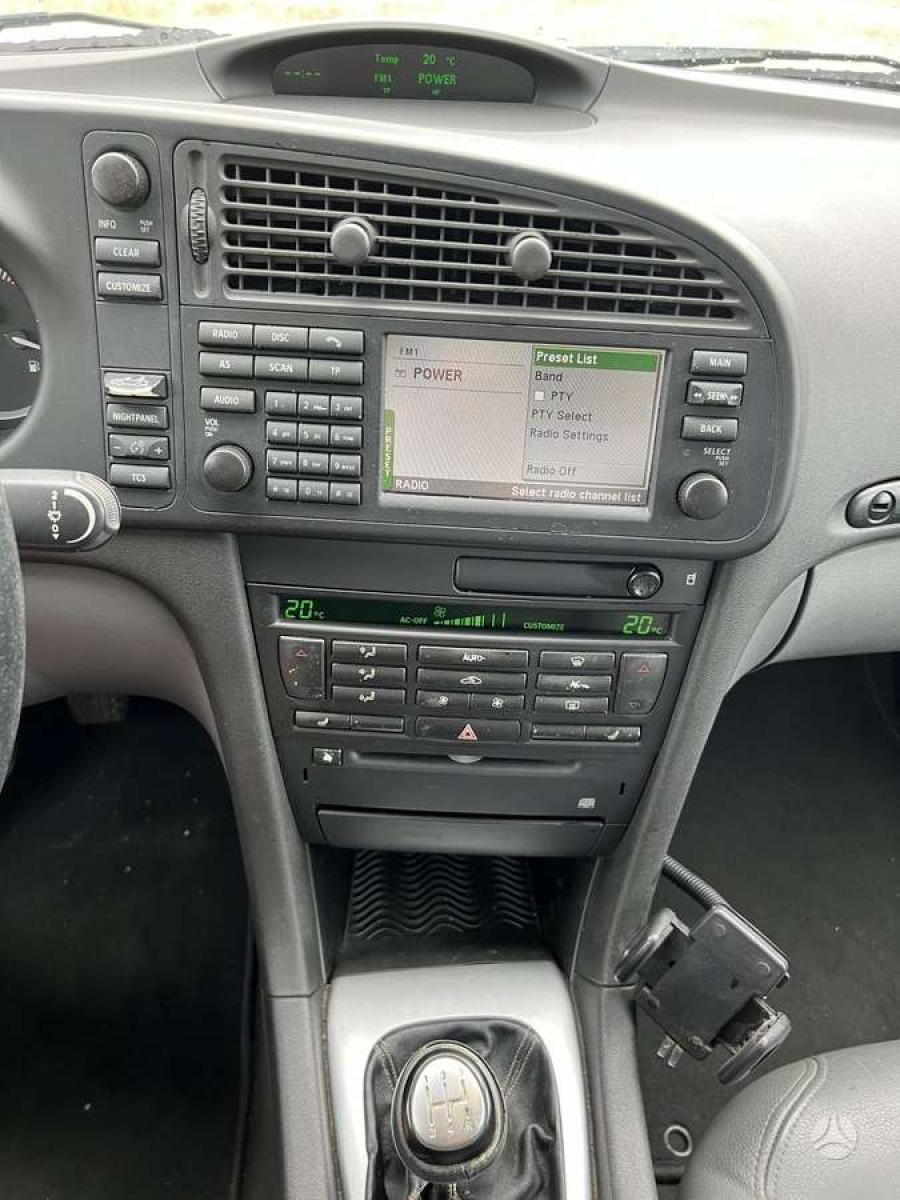 Brown Saab 9-3 2005 in Klaipeda, with an engine capacity of 2.00 L and mileage of 200 thousand km for 3550 €, photo 8 on AUTOMOTO.COM.LV