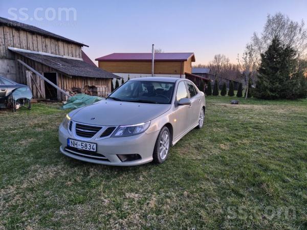 Brown Saab 9-3 2008 in Valmiera, with an engine capacity of 1.90 L and mileage of 393 thousand km for 700 €, photo 1 on AUTOMOTO.COM.LV