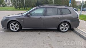 Brūns Saab 9-3 2008 Rēzekne, ar dzinēja tilpumu 1.90 L un nobraukumu 374 tūkst. km par 1350 €, foto  vietnē AUTOMOTO.COM.LV
