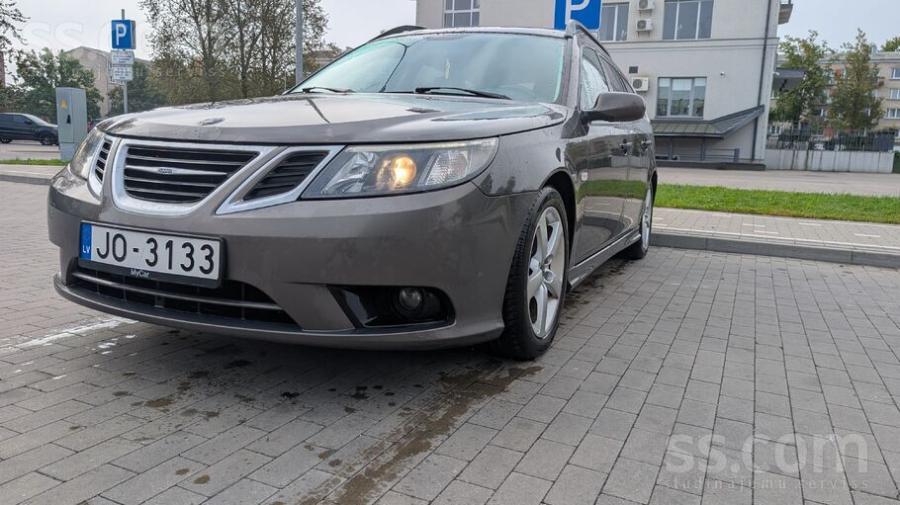Brūns Saab 9-3 2008 Rēzekne, ar dzinēja tilpumu 1.90 L un nobraukumu 374 tūkst. km par 1350 €, foto 3 vietnē AUTOMOTO.COM.LV