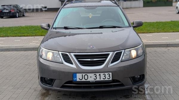 Сааб 9-3 2008 в Резекне на AUTOMOTO.COM.LV Коричневый Сааб 9-3 2008 в Резекне, объемом двигателя 1.90 л и пробегом 374 тыс. км за 1350 €, фото 4 на AUTOMOTO.COM.LV