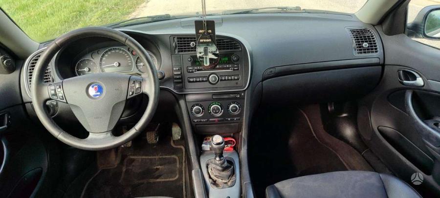 Brown Saab 9-3 2008 in Vievis, with an engine capacity of 1.90 L and mileage of 422 thousand km for 850 €, photo 9 on AUTOMOTO.COM.LV