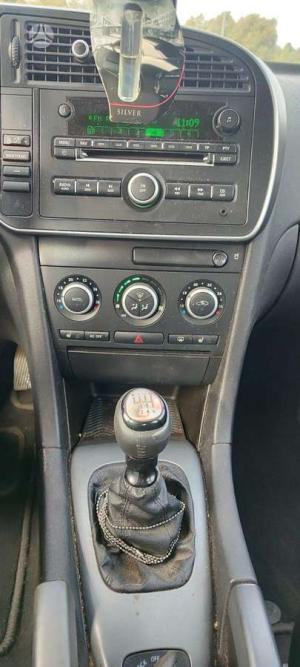 Brown Saab 9-3 2008 in Vievis, with an engine capacity of 1.90 L and mileage of 422 thousand km for 850 €, photo 11 on AUTOMOTO.COM.LV