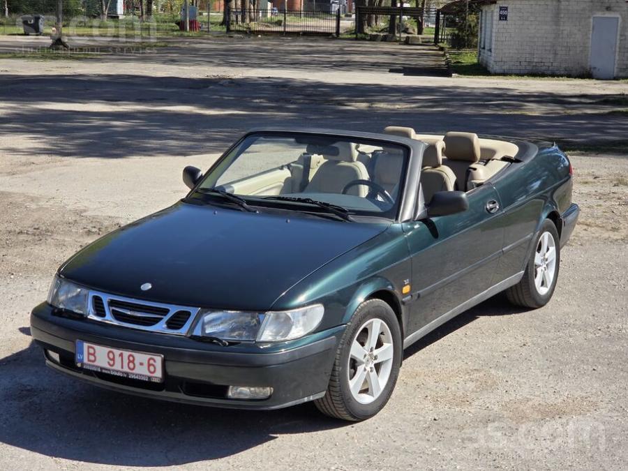 Green Saab 9-3 1999 in Riga, with an engine capacity of 2.00 L and mileage of 182 thousand km for 3490 €, photo 1 on AUTOMOTO.COM.LV
