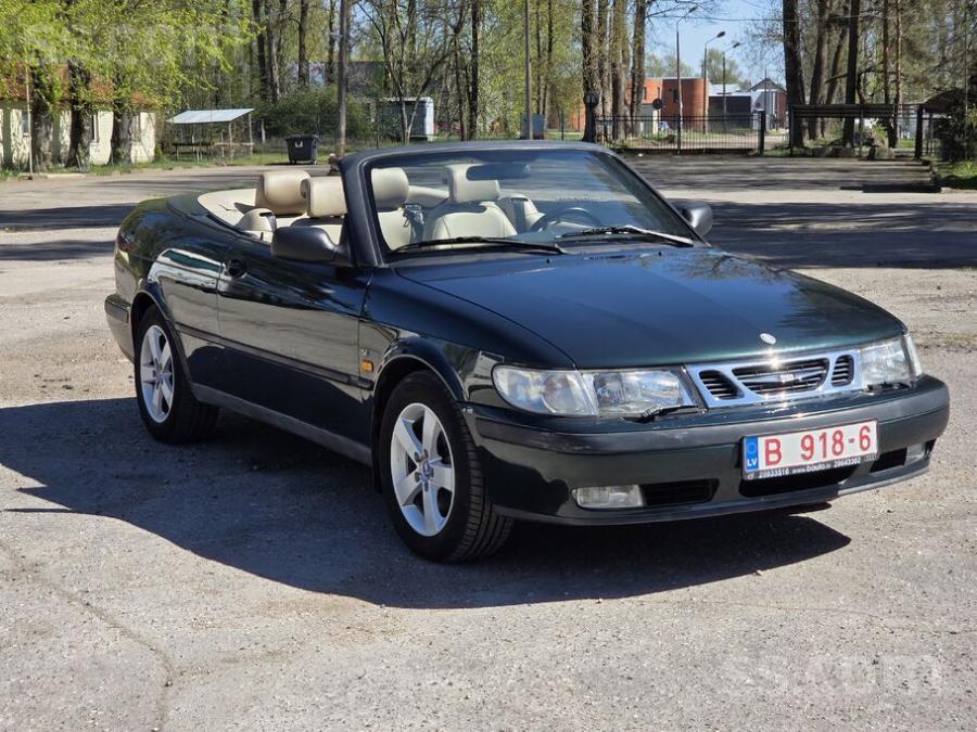 Green Saab 9-3 1999 in Riga, with an engine capacity of 2.00 L and mileage of 182 thousand km for 3490 €, photo 5 on AUTOMOTO.COM.LV