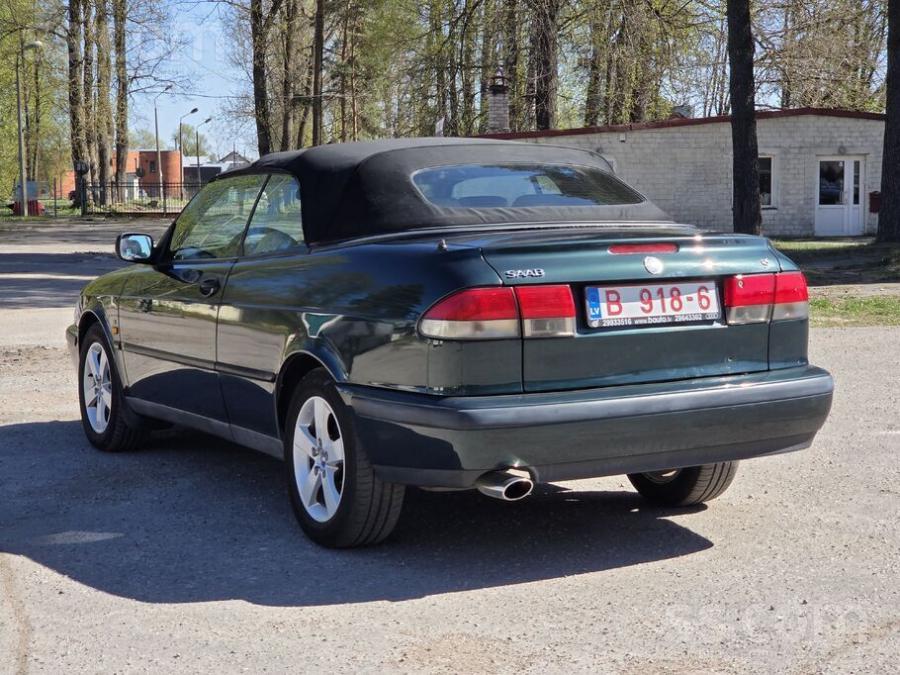 Green Saab 9-3 1999 in Riga, with an engine capacity of 2.00 L and mileage of 182 thousand km for 3490 €, photo 15 on AUTOMOTO.COM.LV