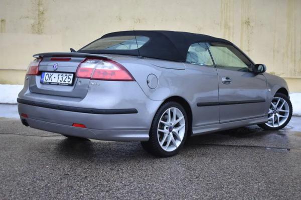 Grey Saab 9-3 2005 in Talsi, with an engine capacity of 2.00 L and mileage of 330 thousand km for 5900 €, photo 6 on AUTOMOTO.COM.LV