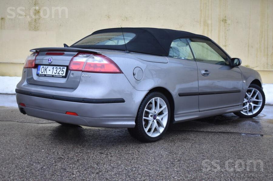 Grey Saab 9-3 2005 in Talsi, with an engine capacity of 2.00 L and mileage of 330 thousand km for 5900 €, photo 7 on AUTOMOTO.COM.LV
