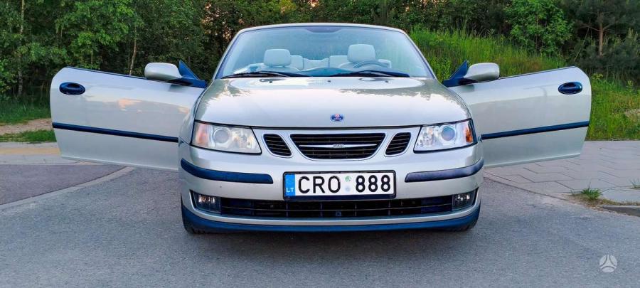 Grey Saab 9-3 2005 in Vilnius, with an engine capacity of 2.00 L and mileage of 159 thousand km for 5500 €, photo 8 on AUTOMOTO.COM.LV