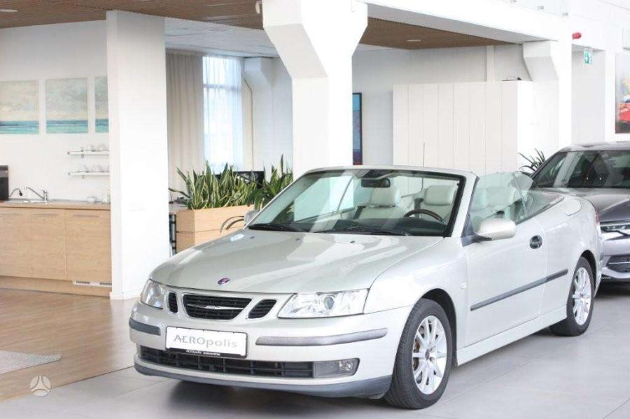Pelēks Saab 9-3 2005 Viļņa, ar dzinēja tilpumu 2.00 L un nobraukumu 99 tūkst. km par 6500 €, foto 1 vietnē AUTOMOTO.COM.LV