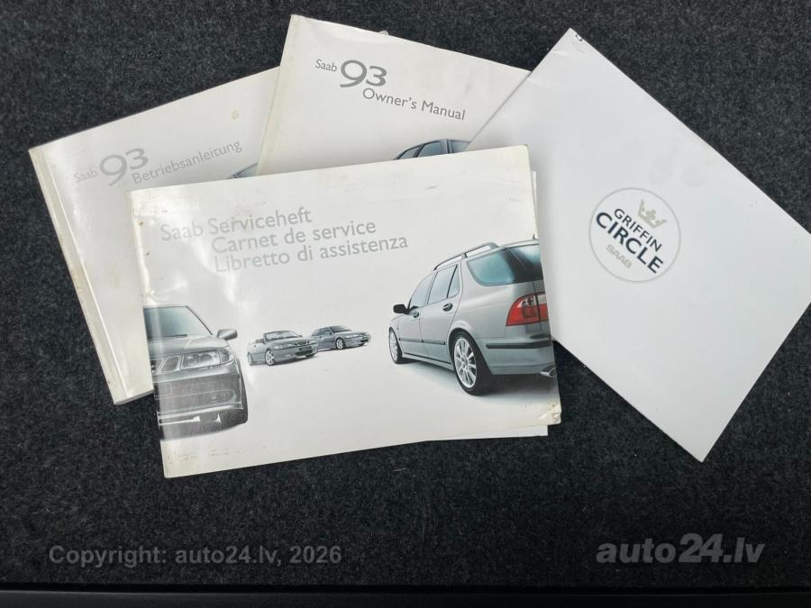 Grey Saab 9-3 2002 in Tartu, with an engine capacity of 2.00 L and mileage of 129 thousand km for 6300 €, photo 24 on AUTOMOTO.COM.LV
