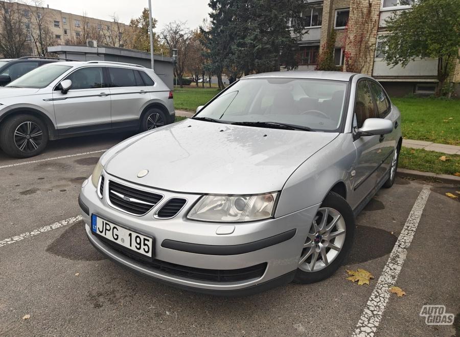 Pelēks Saab 9-3 2002 Viļņa, ar dzinēja tilpumu 2.00 L un nobraukumu 289 tūkst. km par 950 €, foto 1 vietnē AUTOMOTO.COM.LV