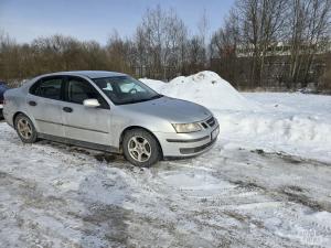 Grey Saab 9-3 2003 in Vilnius, with an engine capacity of 2.20 L and mileage of 274 thousand km for 1800 €, photo 2 on AUTOMOTO.COM.LV