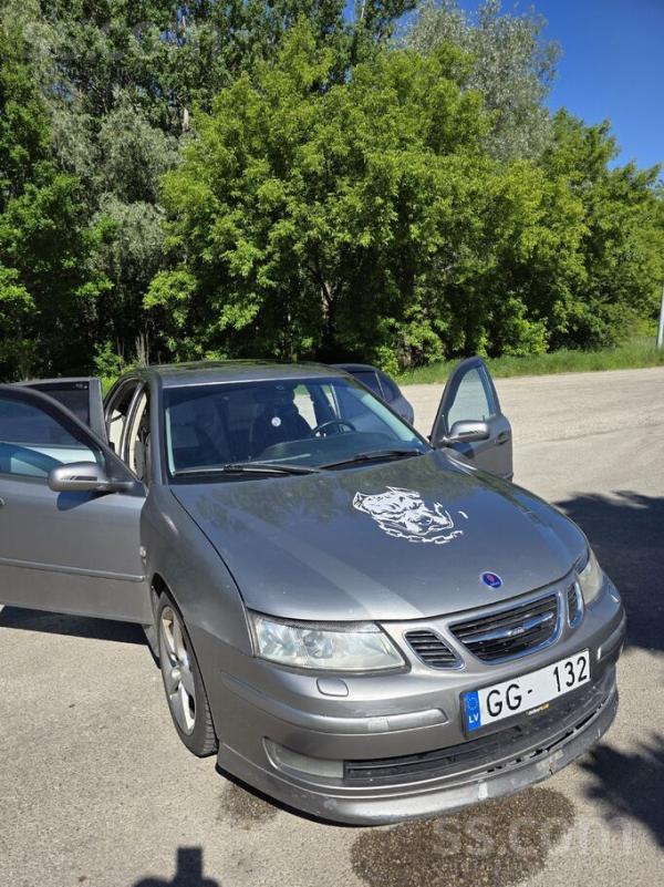 Grey Saab 9-3 2003 in Riga, with an engine capacity of 2.00 L and mileage of 280 thousand km for 2000 €, photo 3 on AUTOMOTO.COM.LV
