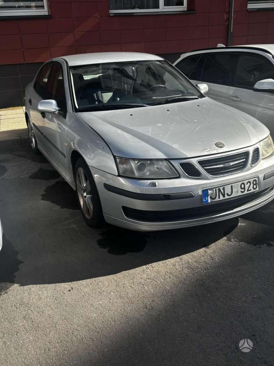 Серый Сааб 9-3 2003 в Шяуляй, объемом двигателя 2.18 л и пробегом 320 тыс. км за 900 €, фото 3 на AUTOMOTO.COM.LV