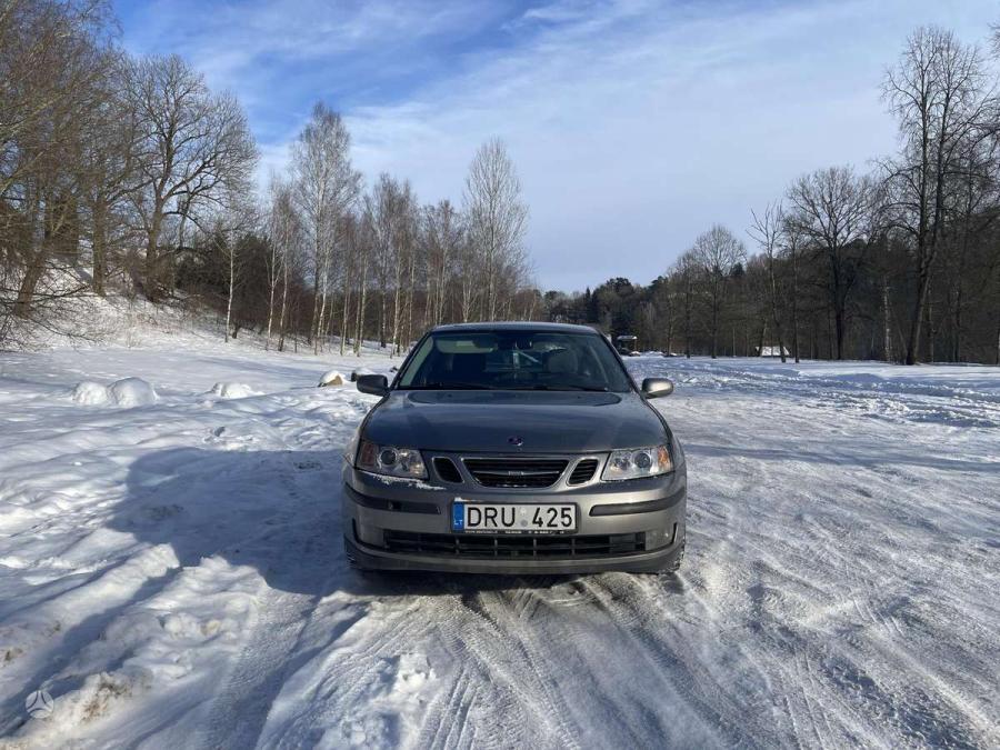 Grey Saab 9-3 2004 in Vilnius, with an engine capacity of 2.00 L and mileage of 310 thousand km for 3650 €, photo 1 on AUTOMOTO.COM.LV