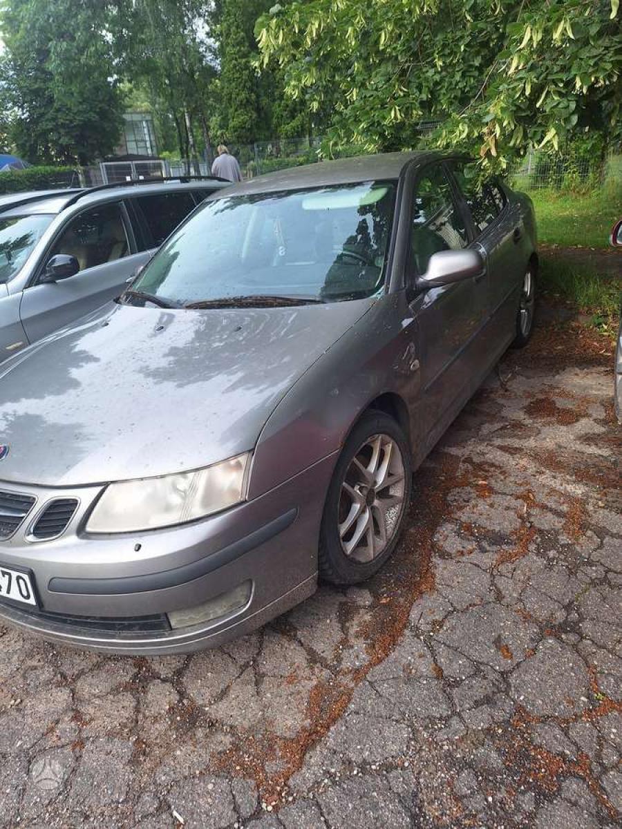 Grey Saab 9-3 2004 in Vilnius, with an engine capacity of 1.91 L and mileage of 3 thousand km for 1200 €, photo 1 on AUTOMOTO.COM.LV