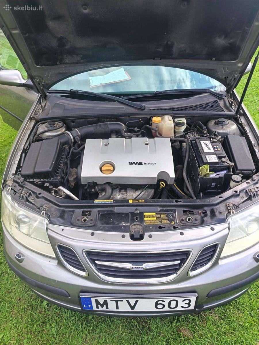 Pelēks Saab 9-3 2004 Viļņa, ar dzinēja tilpumu 0.00 L un nobraukumu 245 tūkst. km par 900 €, foto 8 vietnē AUTOMOTO.COM.LV