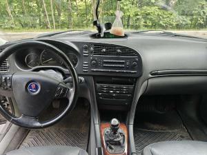 Grey Saab 9-3 2004 in Vilnius, with an engine capacity of 2.17 L and mileage of 297 thousand km for 1000 €, photo 8 on AUTOMOTO.COM.LV