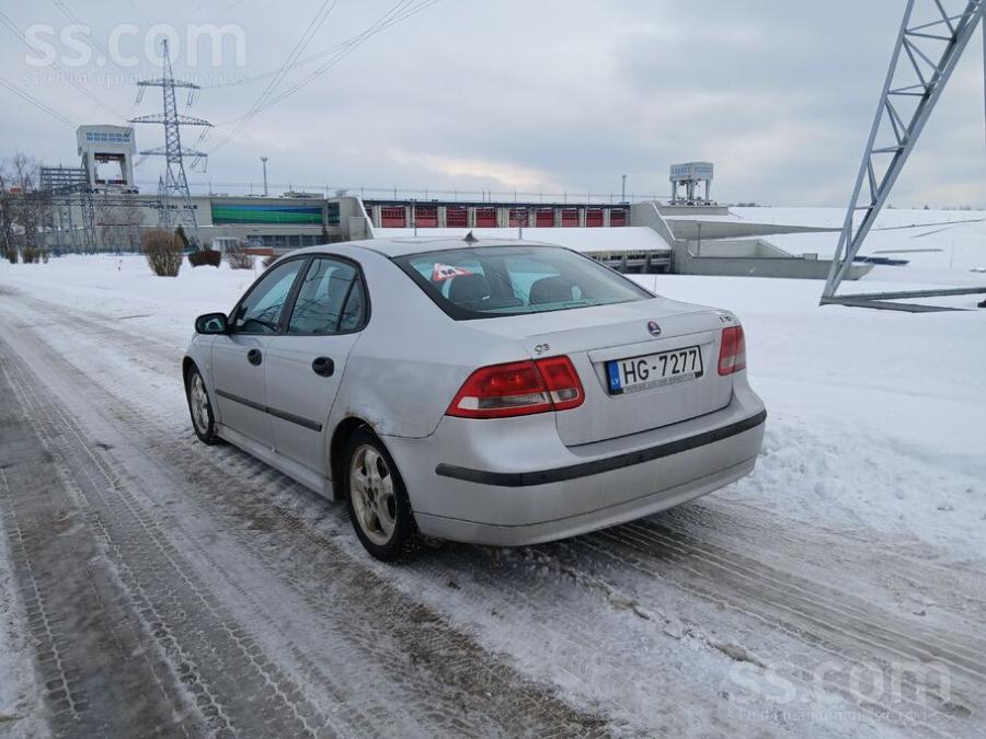 Серый Сааб 9-3 2005 в Айзкраукле, объемом двигателя 1.90 л и пробегом 298 тыс. км за 800 €, фото 2 на AUTOMOTO.COM.LV