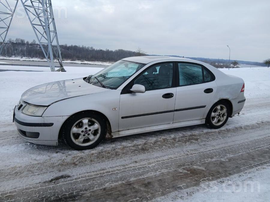 Серый Сааб 9-3 2005 в Айзкраукле, объемом двигателя 1.90 л и пробегом 298 тыс. км за 800 €, фото 3 на AUTOMOTO.COM.LV