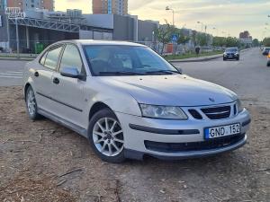 Grey Saab 9-3 2005 in Klaipeda, with an engine capacity of 1.90 L and mileage of 325 thousand km for 600 €, photo  on AUTOMOTO.COM.LV